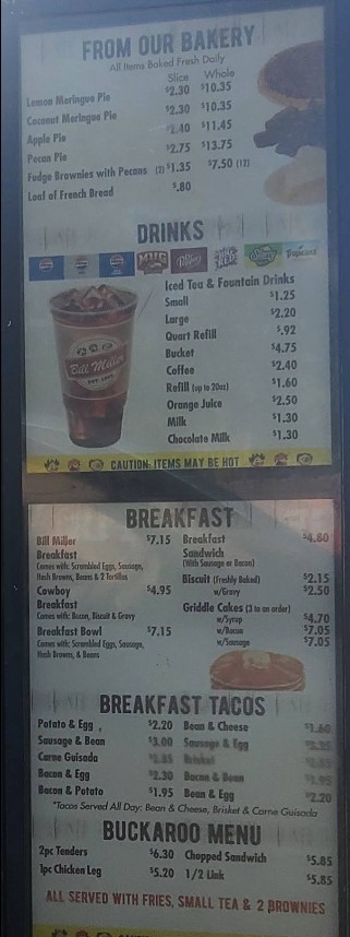 Bill Miller BBQ Menu & Prices: Pit-Smoked Meats, Fried Chicken & Breakfast